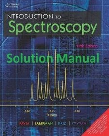 خرید و قیمت Solution Manual for Introduction to Spectroscopy – Donald Pavia, Gary Lampman | ترب