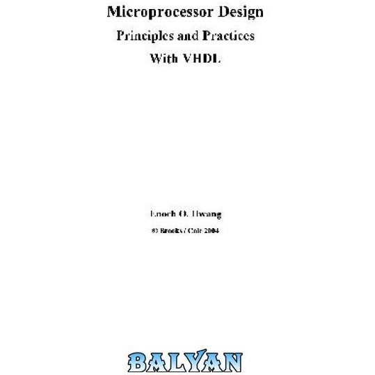 خرید و قیمت دانلود کتاب Microprocessor Design with VHDL | ترب