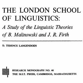 خرید و قیمت دانلود کتاب The London School of Linguistics: A Study of ...