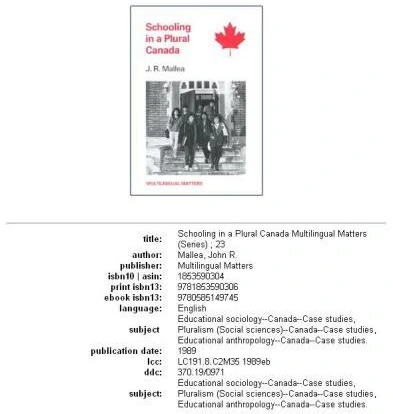 خرید و قیمت دانلود کتاب Schooling in a Plural Canada (Multilingual ...