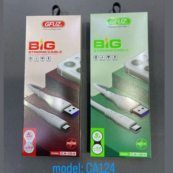 خرید و قیمت کابل شارژ TYPE C جیفیوز GFUZ CA-124 1M 5A | ترب