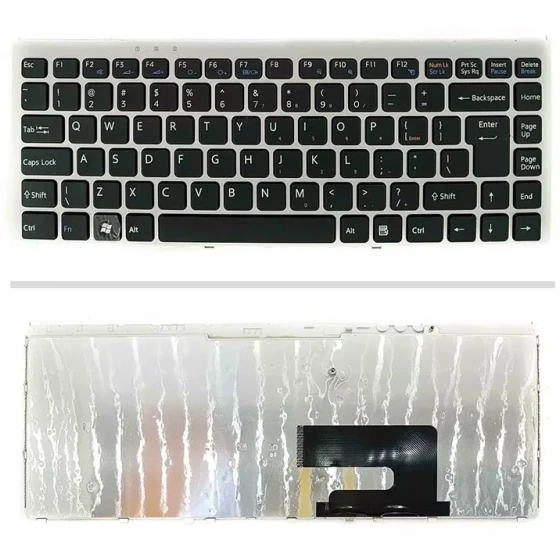 خرید و قیمت کیبورد لپ‌تاپ سونی VGN-FW290 (با فريم نقره ای) | ترب