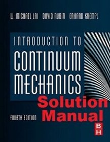 خرید و قیمت Solution Manual for Introduction to Continuum Mechanics – Michael Lai, David Rubin | ترب