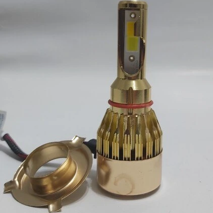 خرید و قیمت لامپ هدلایت موتور دو رنگ قدرتمند D70 بسته تک عددی پایه H4 (چیپ COB) دو رنگ (نوربالا ...