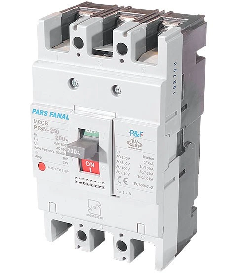 خرید و قیمت کلید اتوماتیک فیکس 200A پارس فانال مدل PF3N-250/200A FIX | ترب