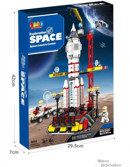 خرید و قیمت لگو راکت آپولو مدل SPACE برند JDLT کد 9603 | ترب