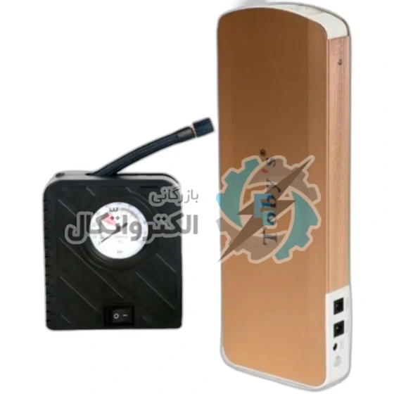 خرید و قیمت جامپ استارتر و پمپ باد توبیز مدل T66 ظرفیت 16000 میلی آمپر ساعت | ترب