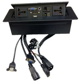 خرید و قیمت پنل VSP مولتی پورت HDMI/VGA/AUX/LAN میز کنفرانس | ترب