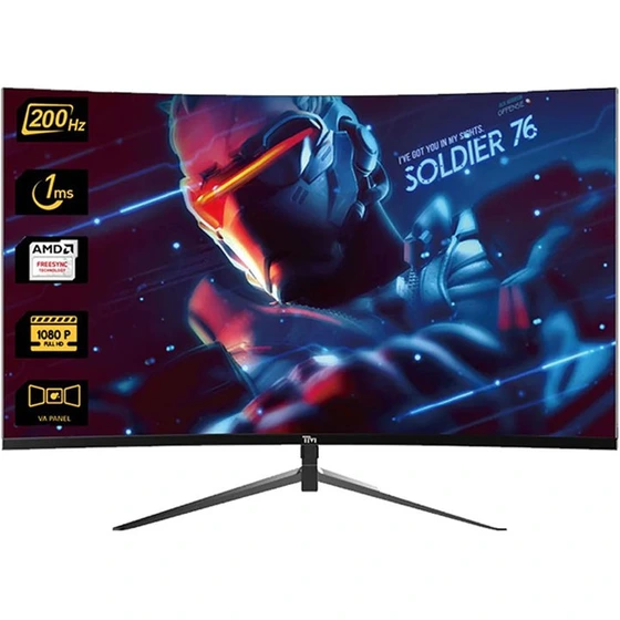خرید و قیمت مانیتور خمیده 24 اینچ تویستد مایندز مدل Tm24rfa 200hz ترب