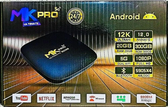 خرید و قیمت Generic Mk Pro Tv Box Ultimate 12K Ultra HD Dual WiFi 5G ...