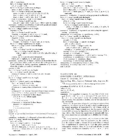خرید و قیمت دانلود کتاب Algorithm 165. Complete elliptic integral | ترب