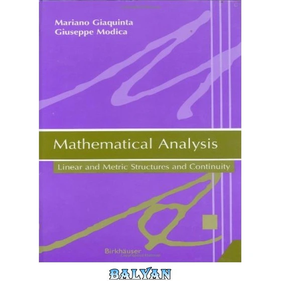 خرید و قیمت دانلود کتاب Mathematical Analysis Linear And Metric Structures And Continuity ا