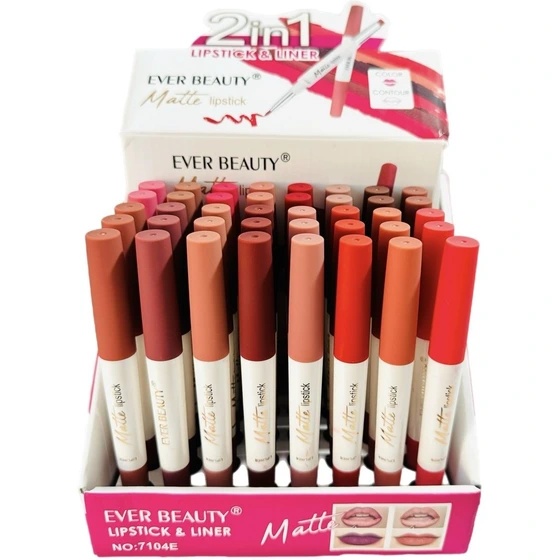 خرید و قیمت رژلب دوسر Ever Beauty پوکه سفید | ترب