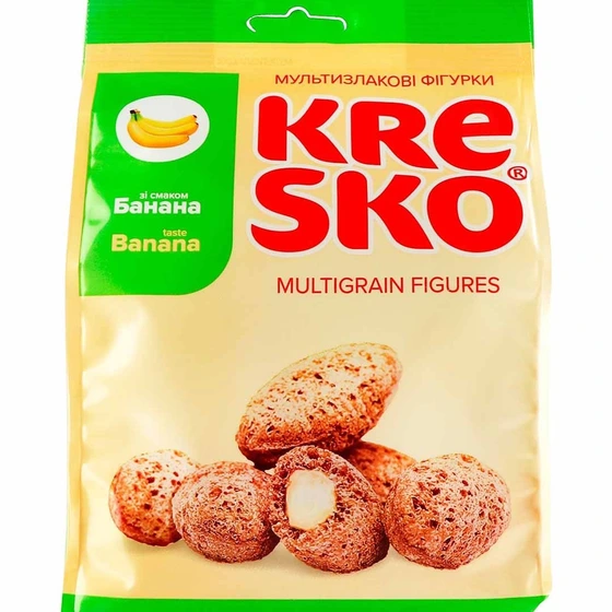 خرید و قیمت فیگورهای چند کوکی با طعم موز 170 گرم Kresko | ترب