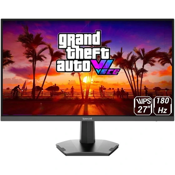خرید و قیمت Redragon GM27X5IPS 27-Inch IPS 180Hz Flat Gaming Monitor | ترب