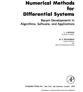 خرید و قیمت دانلود کتاب Numerical Methods for Differential Systems. Recent Developments in ...
