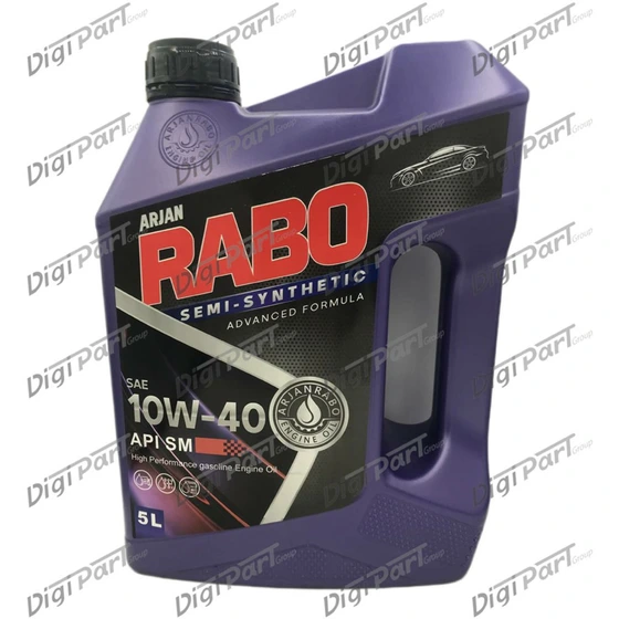 خرید و قیمت روغن موتور رابو مدل10W-40 SM حجم 4 لیتری | ترب