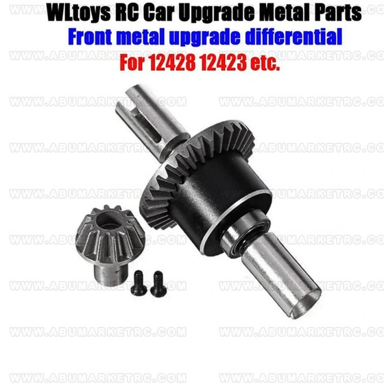 خرید و قیمت فقط دیفرانسیل فابریک کامل فلزی جلوی WLtots MT260 و 12428 | ترب