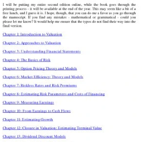 خرید و قیمت دانلود کتاب Damodaran Book on Investment Valuation ویرایش 2 ...