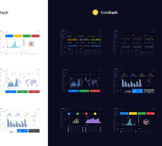 خرید و قیمت قالب پیشرفته Cryptocurrency Dashboard Admin Template – Coindash | ترب