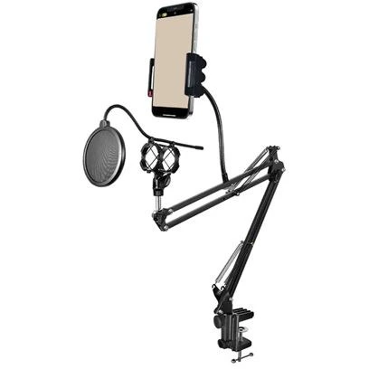 خرید و قیمت استند متحرک میکروفون و موبایل Remax مدل CK100 Pro - مشکی | ترب