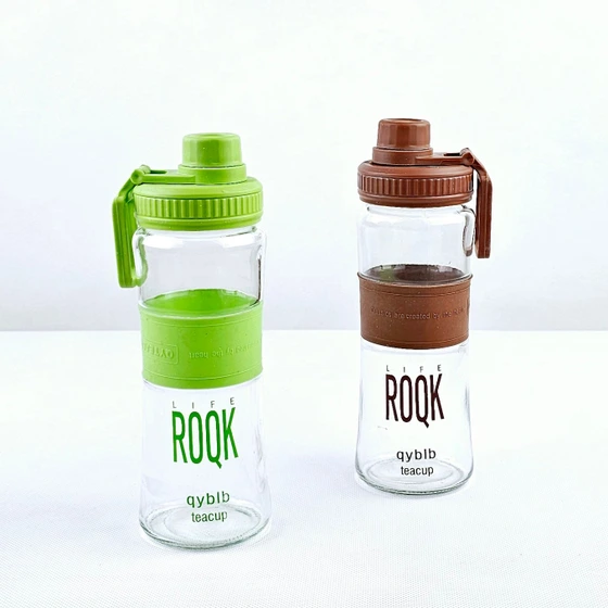 خرید و قیمت بطری آب سلیکونی نوشته ROQK | ترب