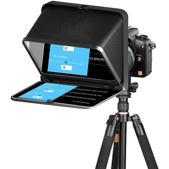 خرید و قیمت تله پرامپتر LENSGO TC7 Portable Teleprompter | ترب