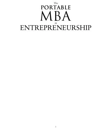 خرید و قیمت دانلود کتاب The Portable MBA in Entrepreneurship (The ...