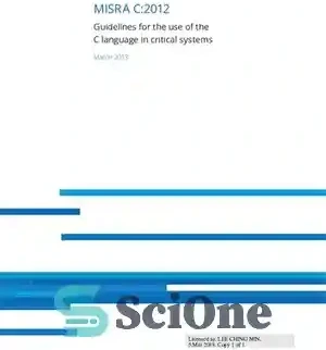 خرید و قیمت دانلود کتاب MISRA C:2012: Guidelines for the Use of the C Language in Critical ...