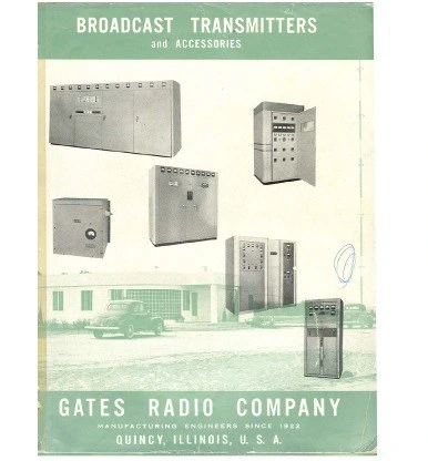 خرید و قیمت دانلود کتاب GATES Broadcast Transmitters (catalog, brochure ...