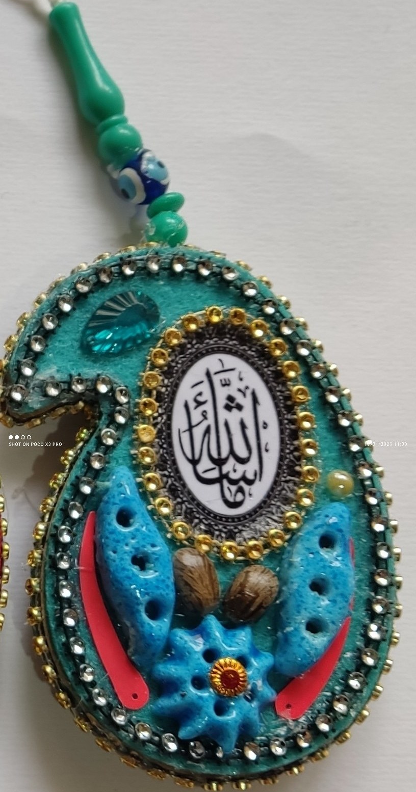 خرید و قیمت آویز ماشین مدل بته جقه آبی فیروزه ایآبی لاجوردی قرمز ترب